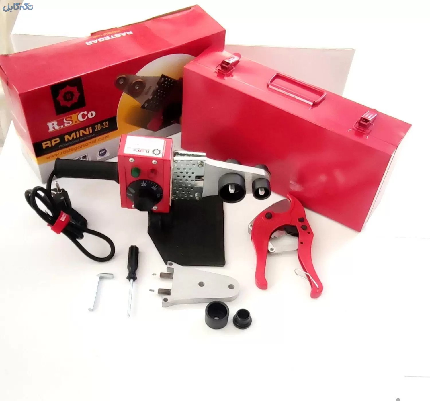 اتو لوله رستگار با المنت اضافه قیچی و۶ماه گارانتی - تکه‌کابل